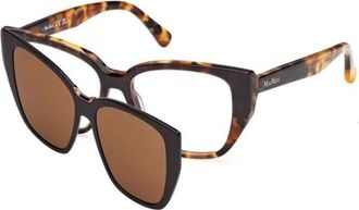 Max Mara Femme, Accessoires, Brun, Taille: 53 MM Mm5212 Optical Frame