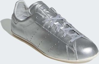 adidas Originals Stan smith Lo Pro - Sneaker in Silver Metallic und Grey One-Silber