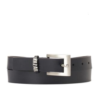 Kazar Dunkelblaues G&uuml;rtel mit Logo auf der G&uuml;rtelschlaufe - - Accessories - Damen - Blau - 90 CM