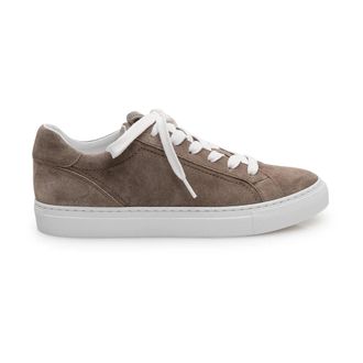 Brunello Cucinelli Suede Sneakers mit Monili - - Shoes - Damen - Braun - 36 EU