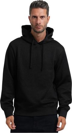 A|X Armani Exchange SweaT-shirt &agrave; capuche &agrave; motif de la marque - Homme - Sweatshirts et sweats &agrave; capuche - Noir - Taille: 2XL