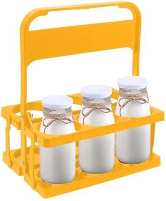 Generic Porte-bouteilles De Lait - Support De Bouteille De Lait R&eacute;utilisable, Support De R&eacute;cipient De Lait Pliable | Support Dorganisateur De Bouteille De Lai