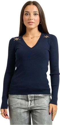 Fracomina Femme, Pulls, Bleu, Taille: 42 FR Fracomina Sweaters Blue