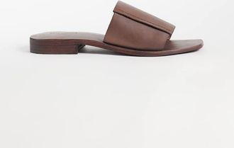 Free People verona Slide-Sandale in Ember-Braun