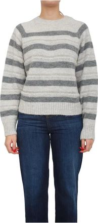 Twinset Femme, Pulls, Gris, Taille: 38 FR Tricot ras du cou