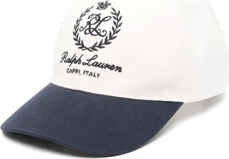 Ralph Lauren Purple Label casquette &agrave; logo brod&eacute; - Blanc
