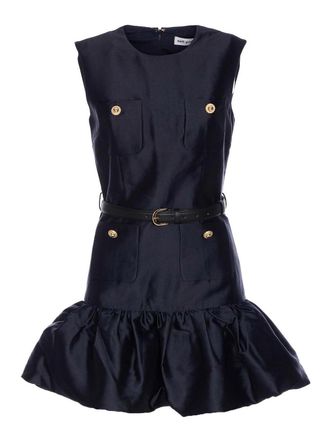 Self Portrait Robe Courte - Bleu