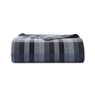 Eddie Bauer King-Size-Decke, gemütliche Baumwoll-Bettwäsche, Heimdekoration für alle Jahreszeiten (Windsorblau, Kingsize-Bett)