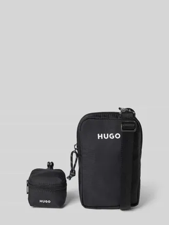 HUGO BOSS Umh&auml;ngetasche mit Logo-Detail und Mini Pouch