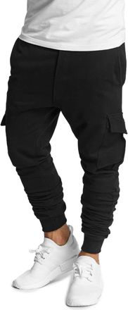 DEF Hosen Herren Jogginghosen Schwarz L