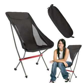 Generico Klappstuhl f&uuml;r Camping, tragbar, f&uuml;r den Au&szlig;enbereich, kompakter Bergsitz, f&uuml;r Camping, Strand, Picknick, Hof, Balkon, Garten, Wandern, Rucksackreisen