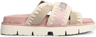 Mou sandales en cuir - Rose