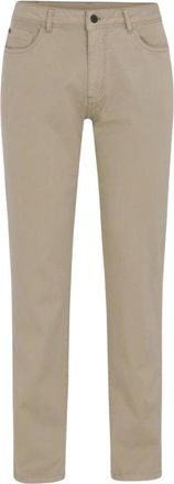 Oscar Jacobson Homme, Pantalons, Beige, Taille: W34 L32 Chino Slim Fit &agrave; 5 poches