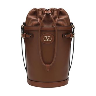 Valentino Garavani Vlogo Bucket Bag - - Bags - Damen - Braun - ONE SIZE