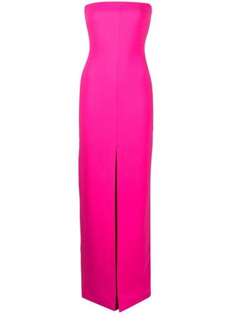 Solace London Schulterfreies Maxikleid - Rosa