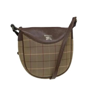 Burberry Sac bandouli&egrave;re en toile Pre-owned - Femme - Pre-owned - Beige - Taille: ONE Size