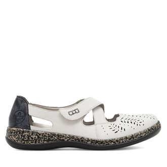 Rieker Halbschuhe Rieker 46375-60 Wei&szlig;