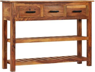 vidaXL Buffet avec 3 tiroirs 110x30x80 cm Bois dacacia massif vidaXL