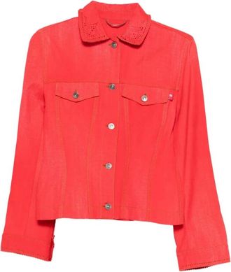 Ermanno Scervino Femme, Vestes, Rose, Taille: 40 FR Light Jacket