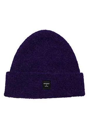 Superdry Femme Bonnet Super Lux Violet Vif 1SIZE