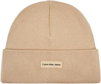 Calvin Klein Jeans Mütze Inst Patch Beanie K50K512142 Beige