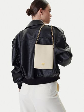 Pinko Handtasche PINKO Flat Satchel AI 25-26 PCPL 105352 A0QO &Eacute;cru