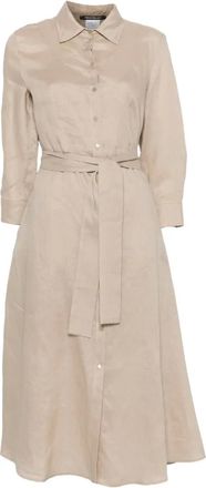 Pennyblack Femme, Robes, Beige, Taille: 38 FR Chemisier Midi Dress