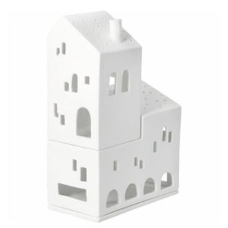 R&auml;der Lichthaus Stapelhaus der tanzenden Fenster - 2 stapelbare Porzellanh&auml;user