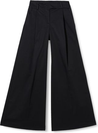 Pinko Damen Proteo Satin, leicht Klassische Hose, Z99_Schwarz Limousine, 30