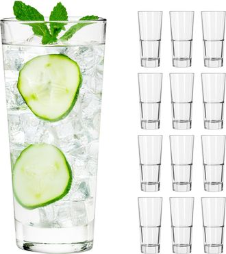 Libbey 70549 Trinkglas ENDEAVOR, 473 ml, 12er Set, stapelbar