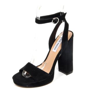 Steve Madden Schwarze Wildleder Gesture Sandalen - - Shoes - Damen - Schwarzk - 35 1/2 EU