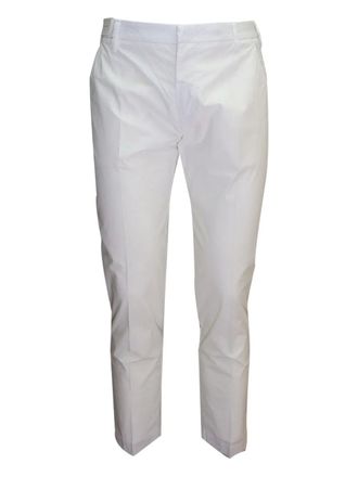 Entre Amis pantalon &eacute;vas&eacute; &agrave; boutonni&egrave;re - Blanc