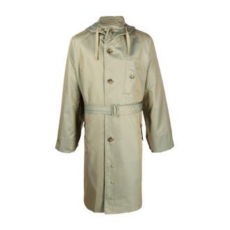 Baracuta Gr&uuml;ne M&auml;ntel mit Kapuze und Taschen - - Coats - Herren - Gr&uuml;n - M