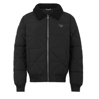 Philipp Plein Homme, Vestes, Noir, Taille: XL Nylon Down Jacket