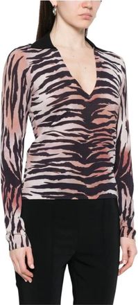 Pinko Pinko, Femme, Tops, Multicolore, Taille: 38 FR Erosione Long Sleeve Top