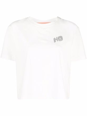 Viktor & Rolf t-shirt &agrave; d&eacute;tail de noeud - Blanc