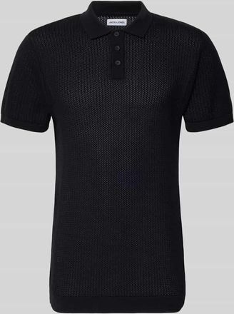 Jack & Jones Modern Fit Poloshirt mit kurzer Knopfleiste Modell JESS