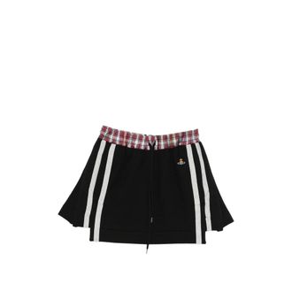 Vivienne Westwood Femme, Jupes, Noir, Taille: 38 FR Elasticated Waistband Skirt