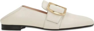 Bally Femme, Chaussures, Blanc, Taille: 40 EU Janelle Buckled Leather Loafer
