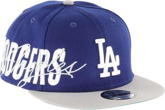 New Era Los Angeles Dodgers Sidefont Blue/Grey 9Fifty Snapback Cap - One-Size