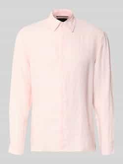 Premium by Jack & Jones Regular Fit Leinenhemd aus reinen Leinen Modell Lawrence