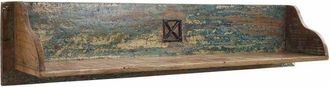 Massivmoebel24 Wandregal Altholz 116x22x24 mehrfarbig lackiert NATURE OF SPIRIT 116