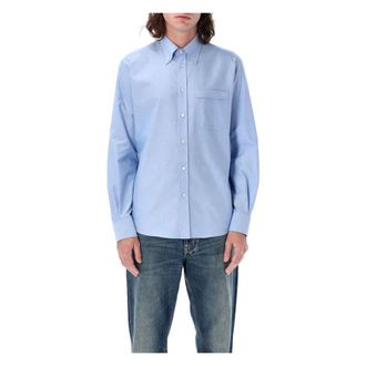 Valentino Garavani Besticktes VLogo Oxford-Hemd - - Shirts - Herren - Blau - XL
