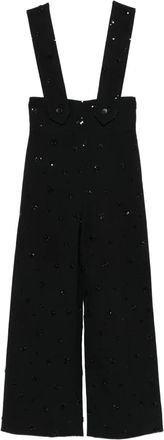 Maje pantalon à sequins - Noir