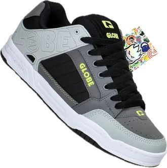 Globe Tilt Chaussures de sport unisexe pour adultes, marque Tilt Originales Best Sellers et 20 autocollants, Grey Scale Black, 42.5 EU