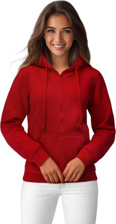 OZONEE Damen Kapuzenpullover Sweatjacke Sweatshirt Farbvarianten Kapuzenjacke Kapuzenpulli Langarm Kapuze Hoodie Sport Style Casual Fitness Basic Training 77