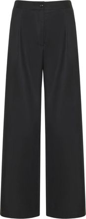 Barba Femme, Pantalons, Noir, Taille: 44 FR Virgin Wool Pantalons