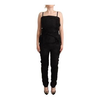 La Maison du Couturier Femme, Combinaisons et Ensembles, Noir, Taille: 36 FR Robe Combinaison &agrave; Bretelles Spaghetti