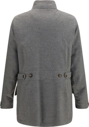 Brunello Cucinelli Cashmere Coat - Gray