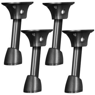 Artibetter SOLUSTRE 4 St&uuml;ck Klappbare Couchtischbeine aus Eisen 100mm Robuste M&ouml;belf&uuml;&szlig;e f&uuml;r Laptoptisch und Nachttisch Stabile M&ouml;belbeine zur Reparatur und Wartu